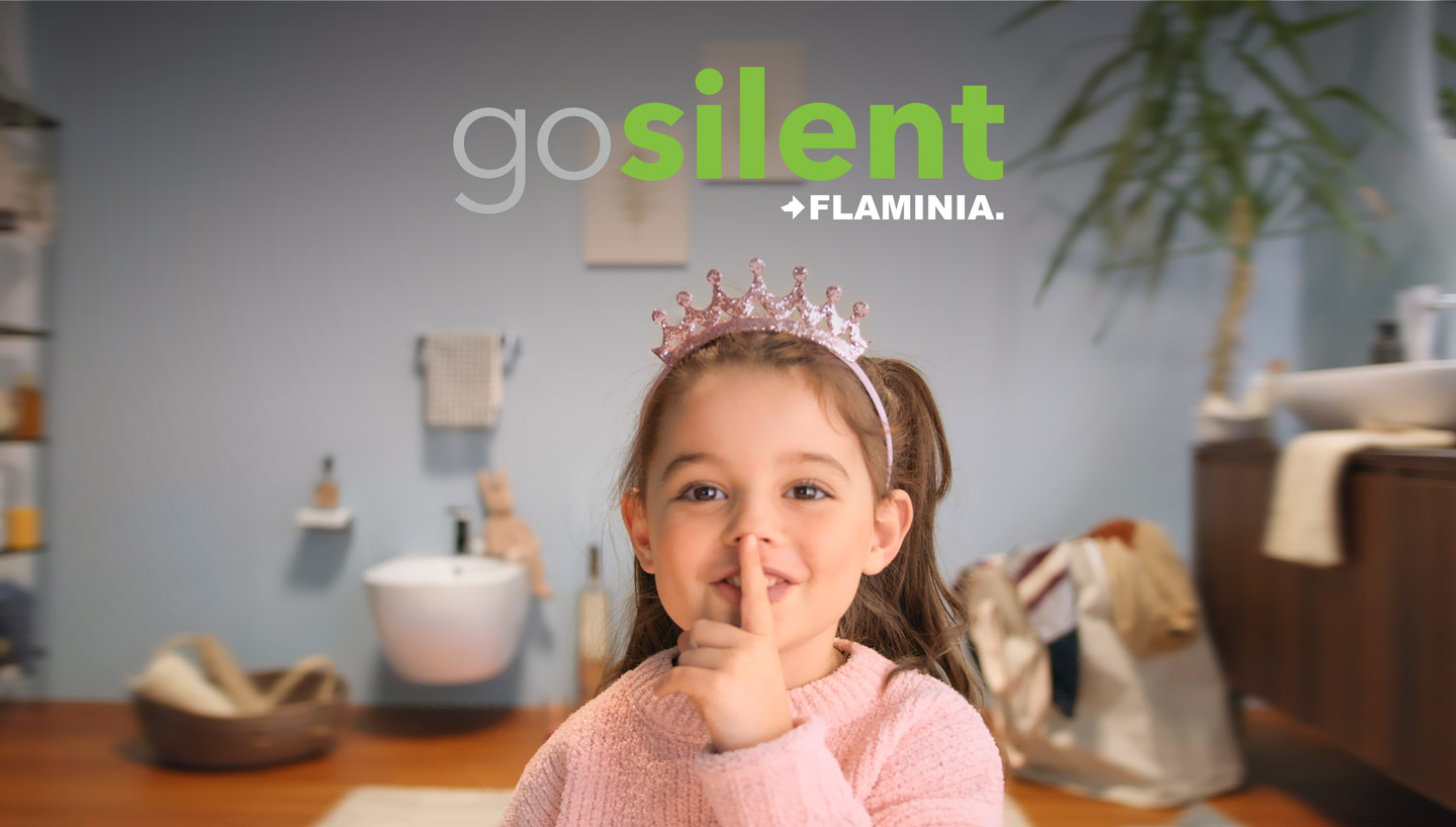 Flaminia gosilent: the new very silent flushing system