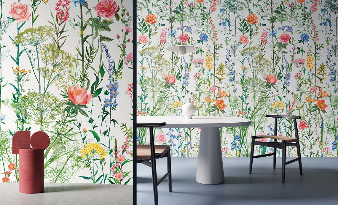 Decora, stoneware with wallpaper-effect: balance between decoration and ...