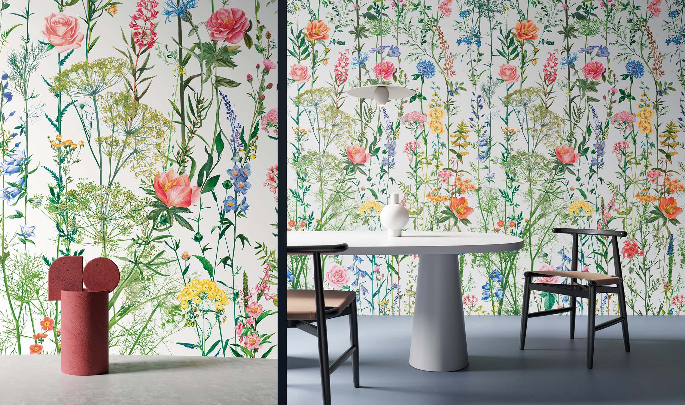 Decora, stoneware with wallpaper-effect: balance between decoration and ...