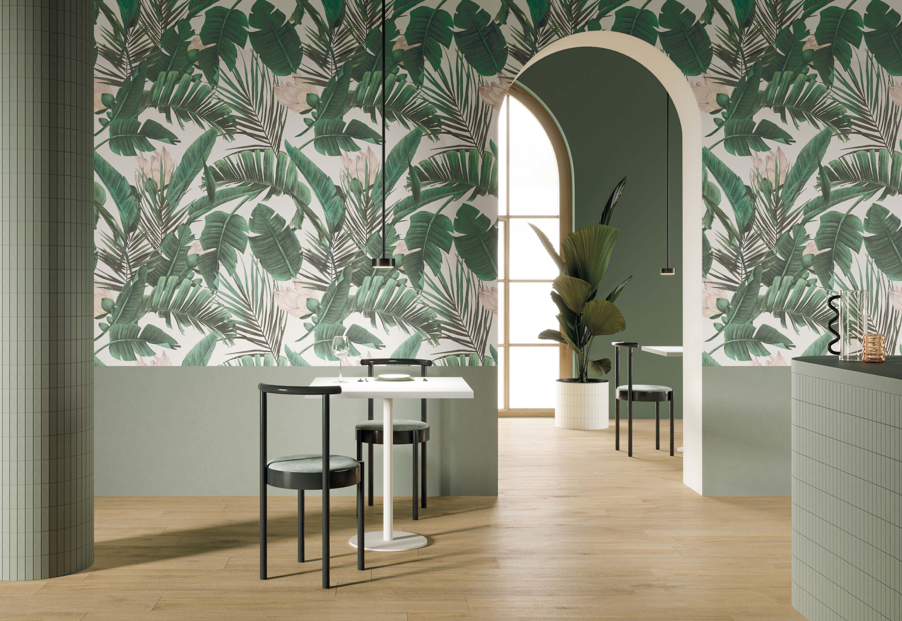Decora, stoneware with wallpaper-effect: balance between decoration and ...