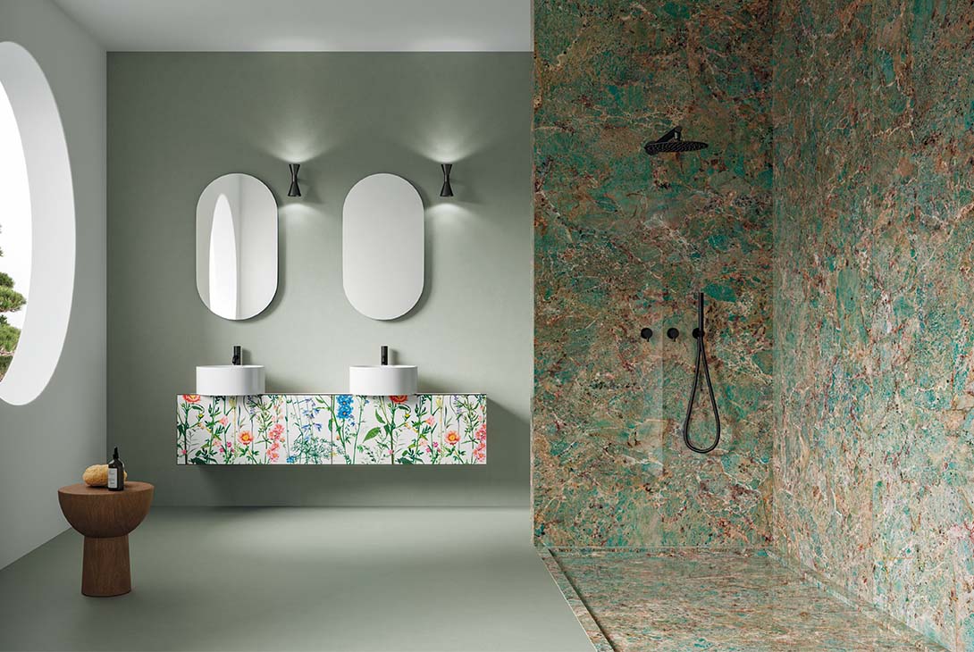 Decora, stoneware with wallpaper-effect: balance between decoration and ...