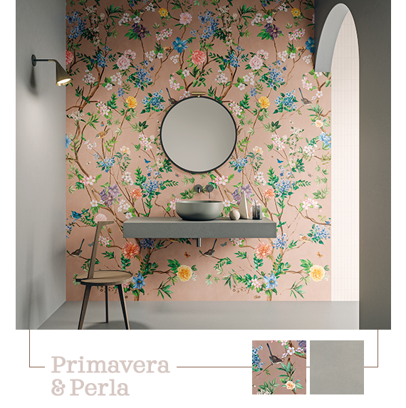 Decora, stoneware with wallpaper-effect: balance between decoration and ...