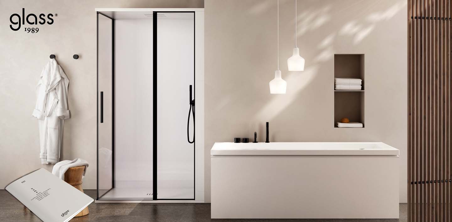 Skyfall multifunctional showers and bathtubs by Glass 1989