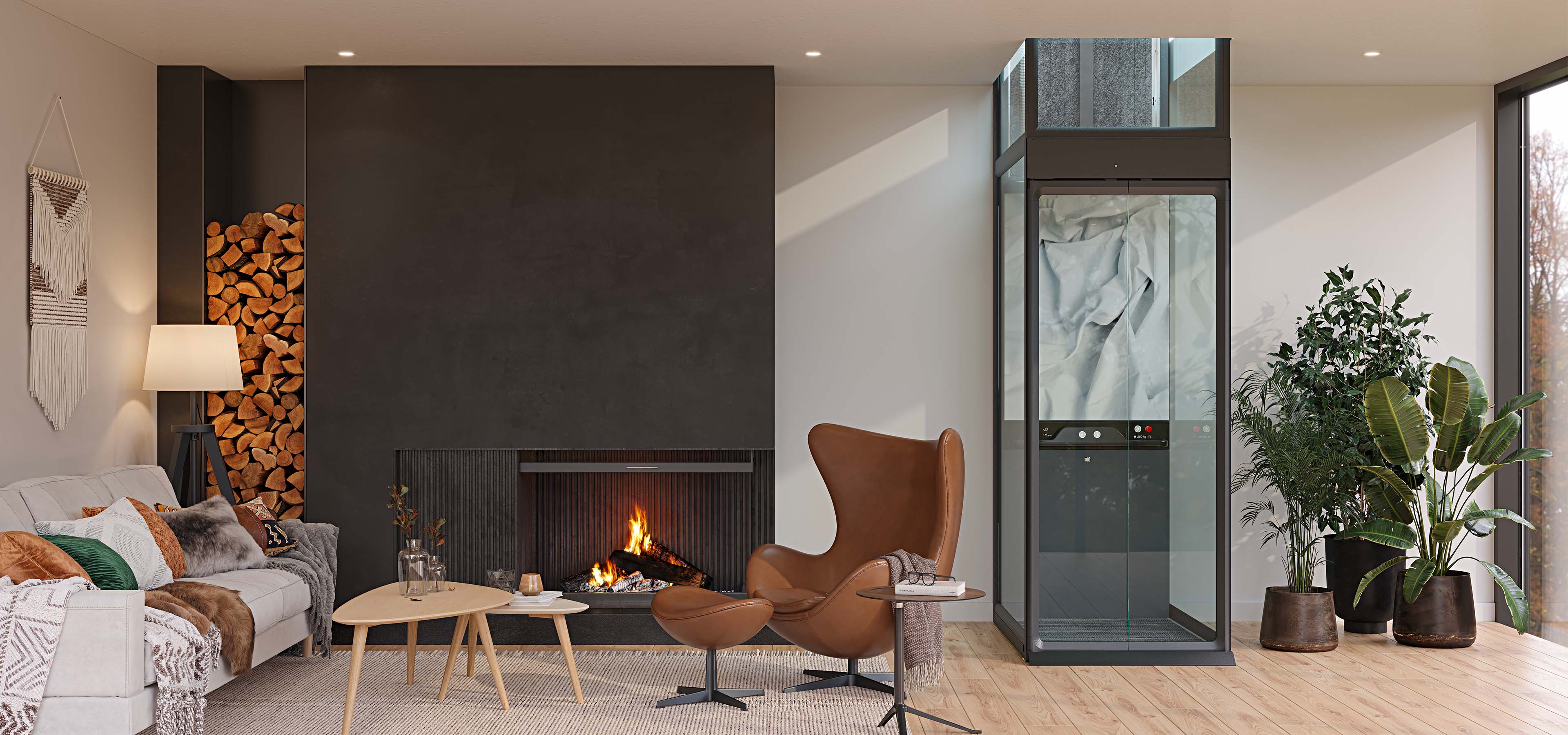 Aritco HomeLift Compact: the most space-efficient lift