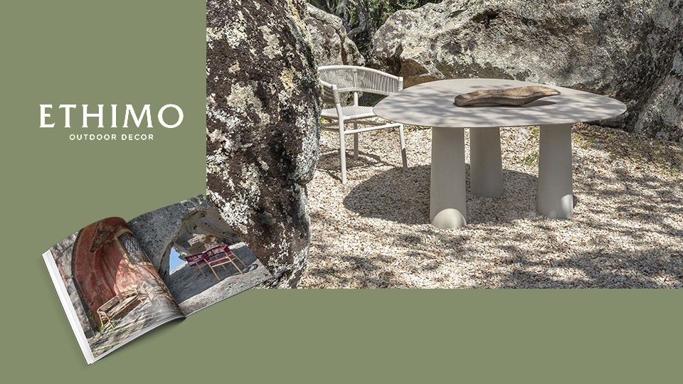 Formal and material expressiveness: Kilt and Bold by Ethimo