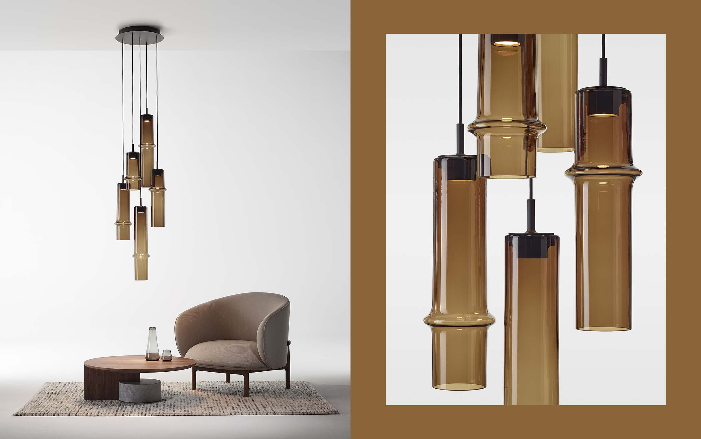 Nuove collezioni di lampade Brokis 2023: composizioni luminose ...