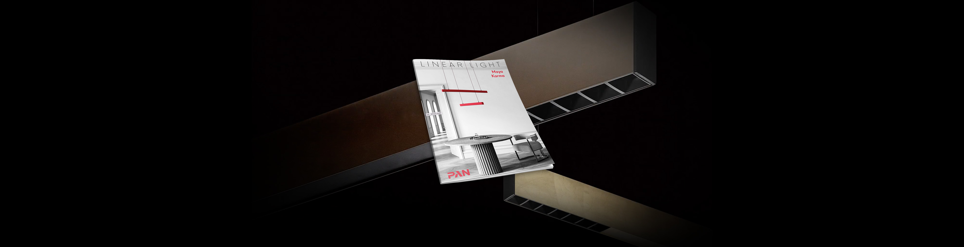 PAN, MAYA ceiling linear lighting: simple and minimal aesthetics, try ...