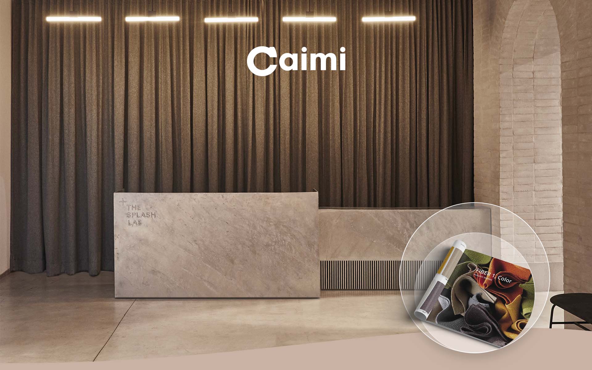 Snowsound Fiber by Caimi: custom-made acoustic curtains, an integral part of the furnishing project