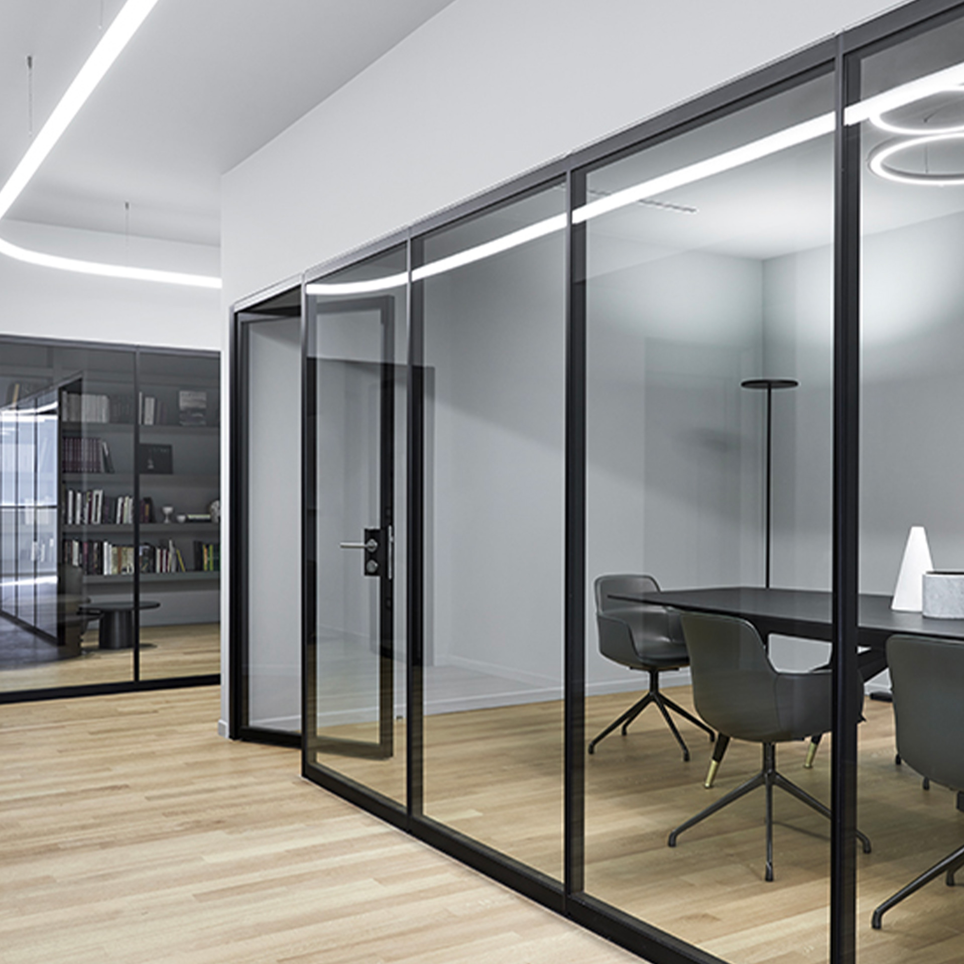 Dividing walls system: organize the office with Ultralight from IOC ...