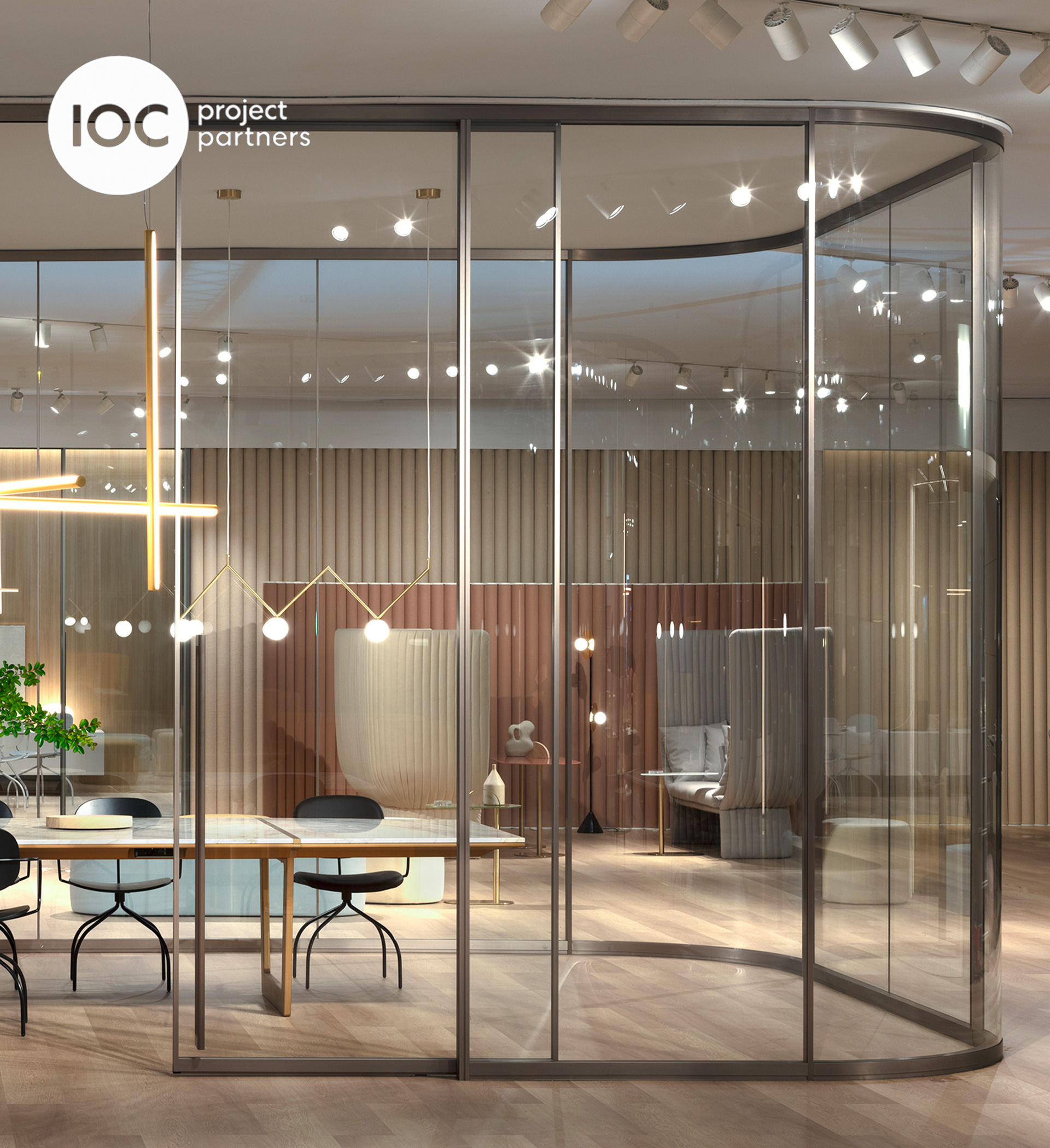 Dividing walls system: organize the office with Ultralight from IOC ...