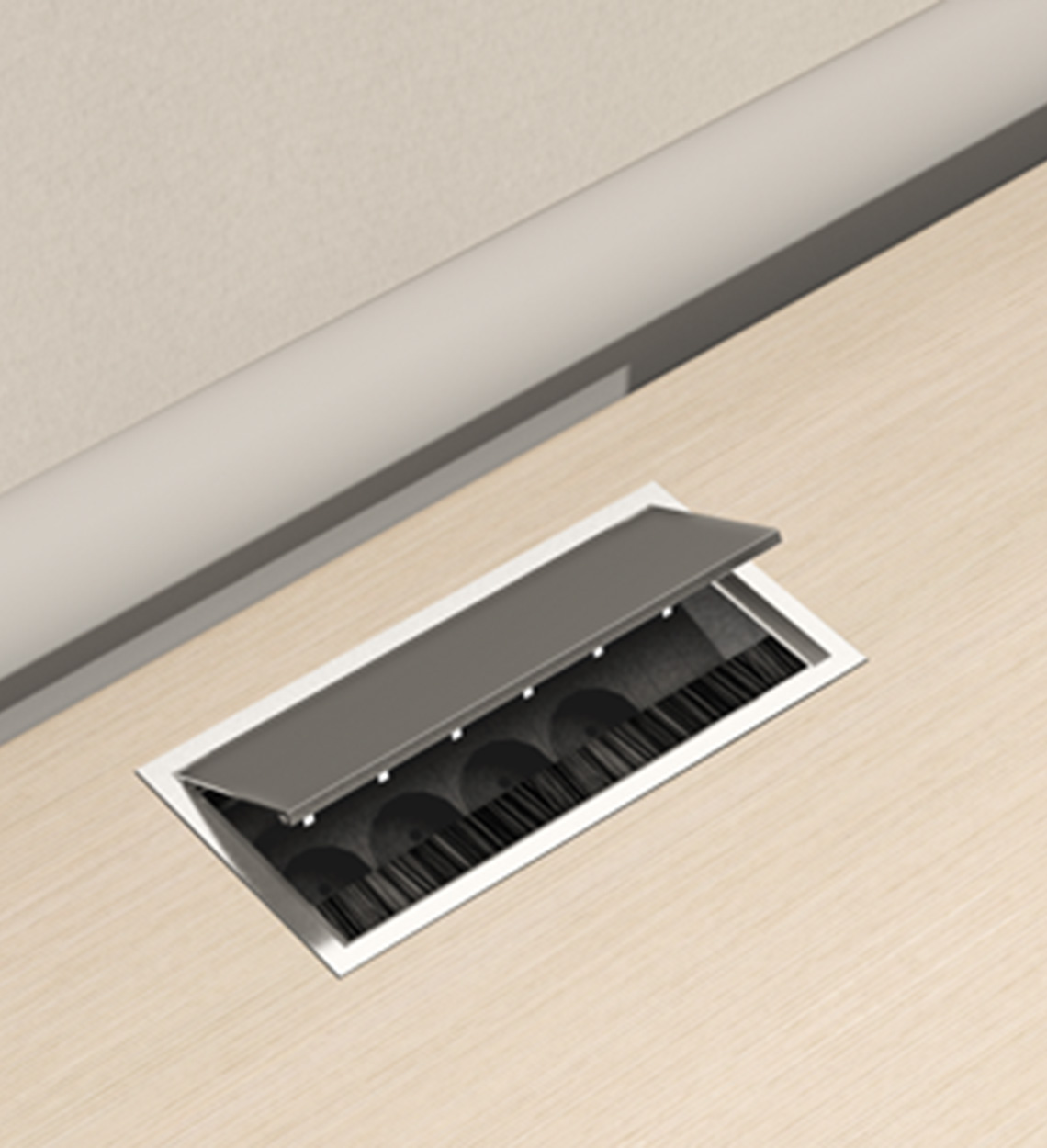 Optimized workstations with Solari elevating and accessorizing desks by ...