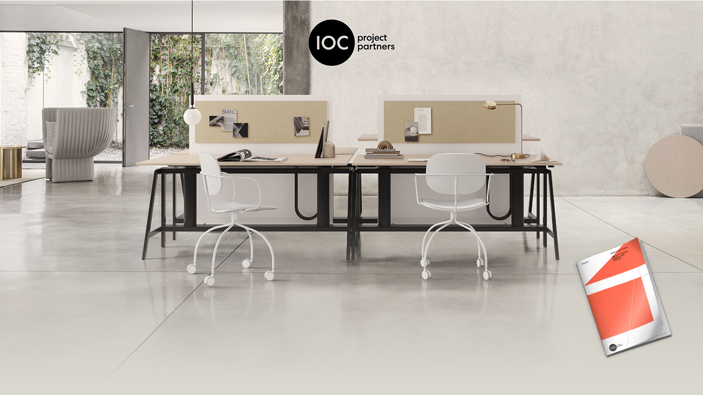 Optimized workstations with Solari elevating and accessorizing desks by ...
