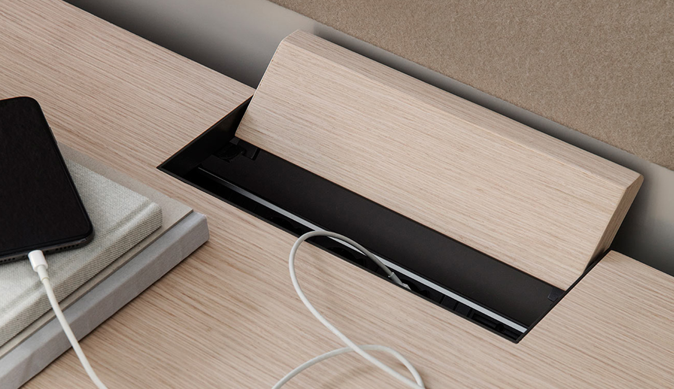 Optimized workstations with Solari elevating and accessorizing desks by ...