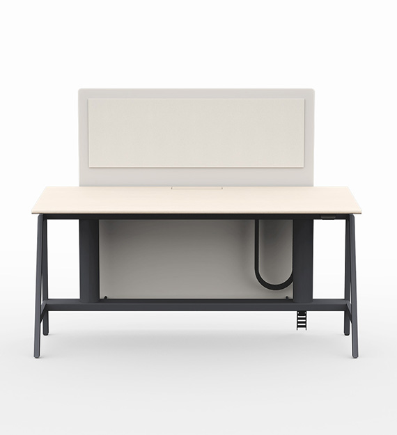 Optimized workstations with Solari elevating and accessorizing desks by ...