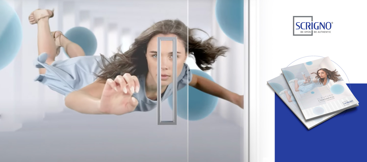 Magnetic levitation sliding opening system Magnifico by Scrigno