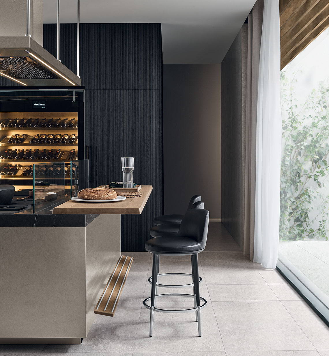 Arclinea, Italia kitchen: professionalism combines with joy in food ...