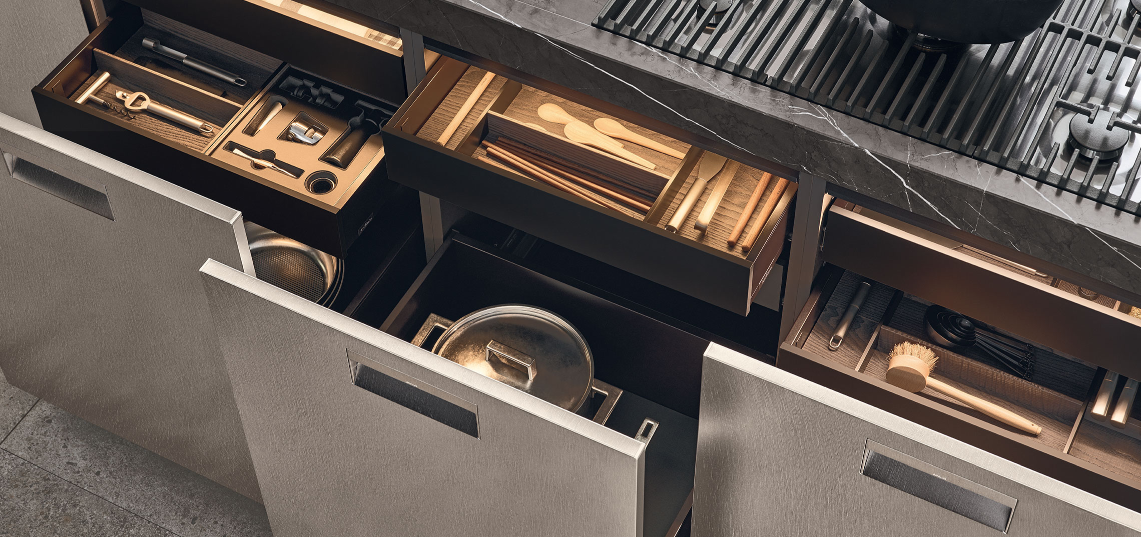 Arclinea, Italia kitchen: professionalism combines with joy in food ...