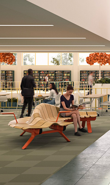 Ascent Seating Series: the sustainable beam seater by Green Furniture ...