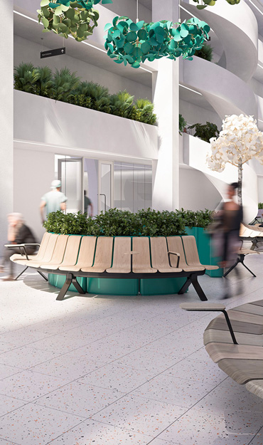 Ascent Seating Series: the sustainable beam seater by Green Furniture ...