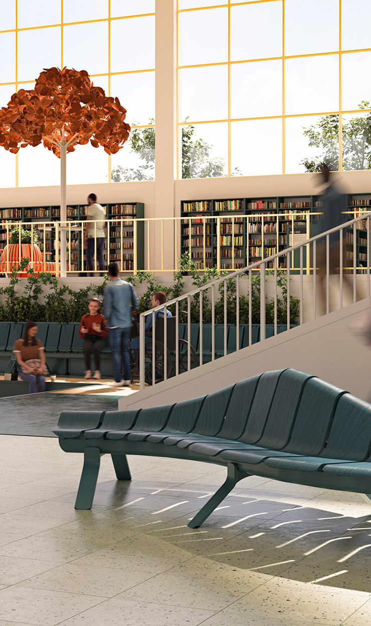 Ascent Seating Series: the sustainable beam seater by Green Furniture ...