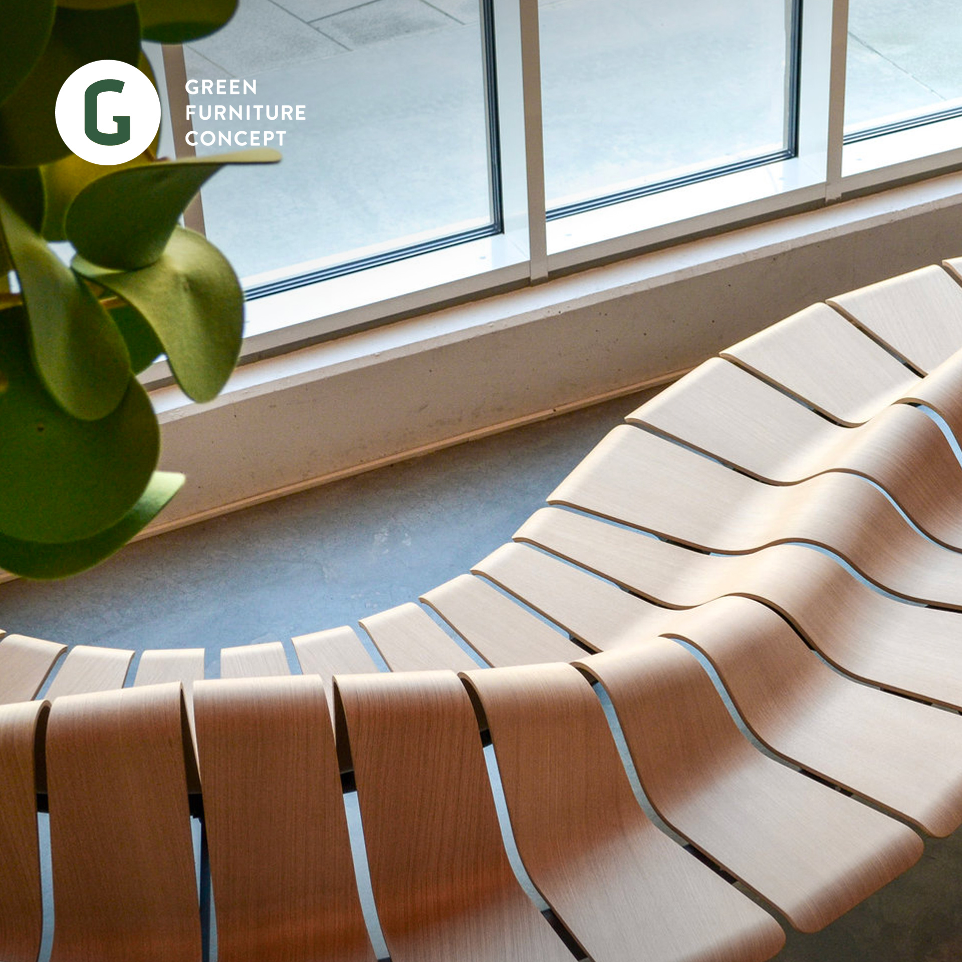 Ascent Seating Series: the sustainable beam seater by Green Furniture ...