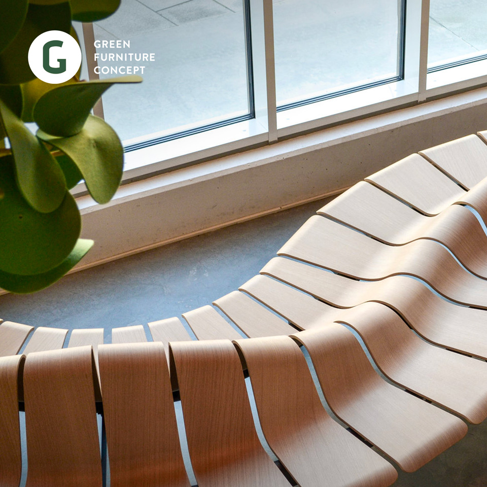 Ascent Seating Series: the sustainable beam seater by Green Furniture ...