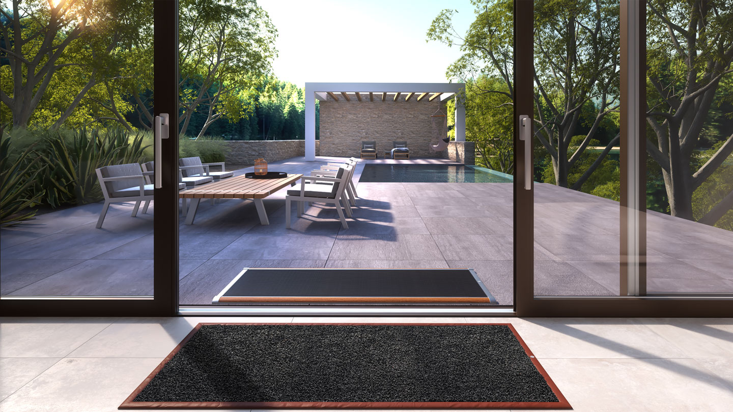 Entrance Elegance with luxury mats and brooms by RiZZ Design