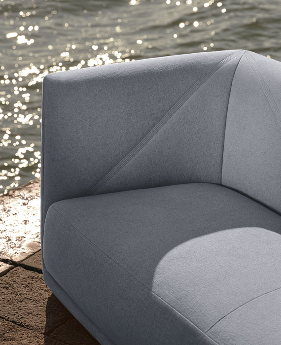 Saba presents Vela, the sofa whose silhouette and details recall the ...