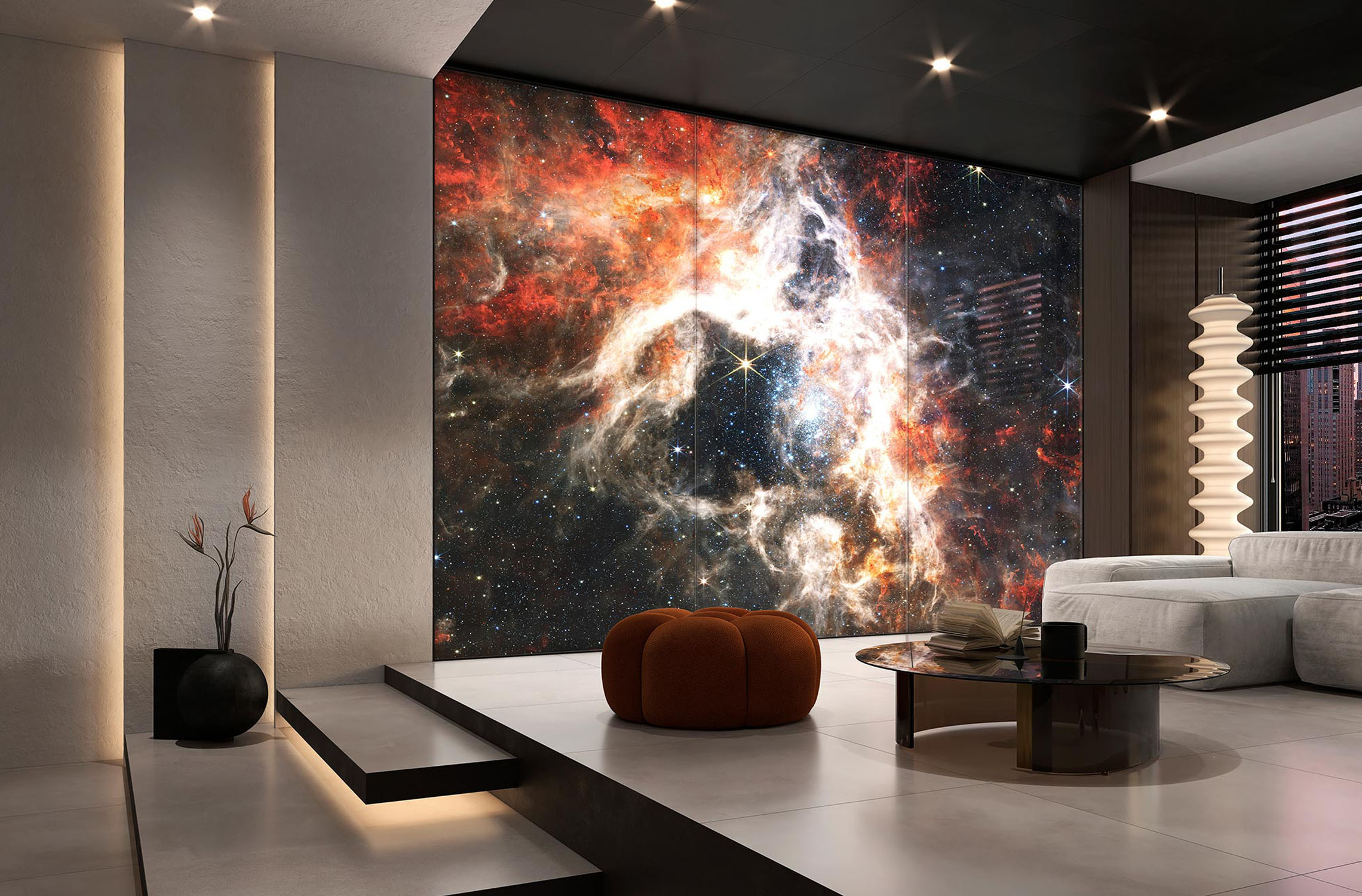 The wonders of space light up with Tecnografica decorative panels