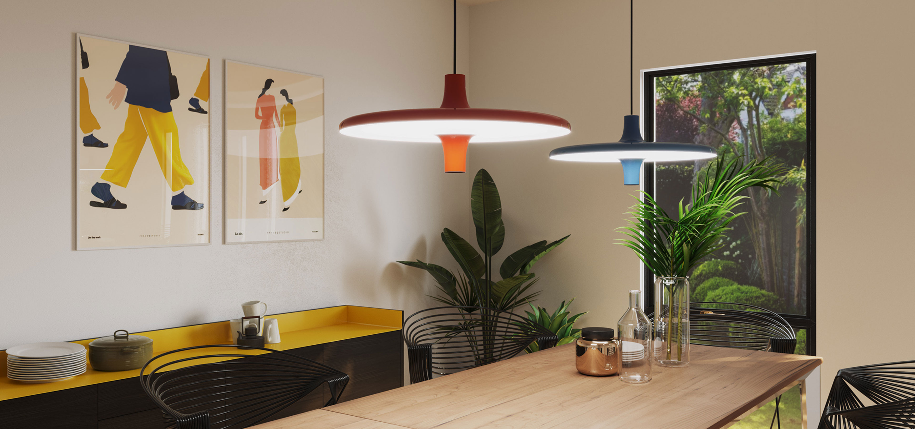 Martinelli Luce, Avro: the smart pendant lamp that conceals a socket