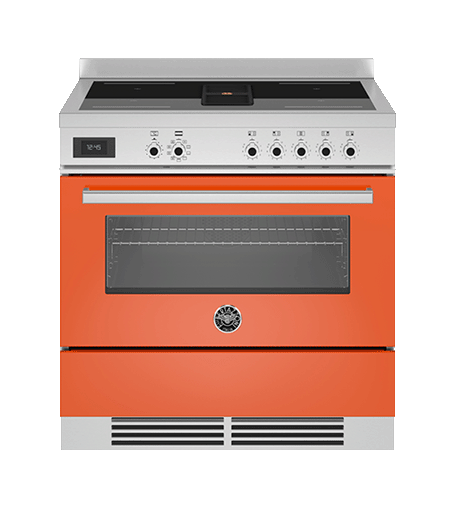 New Bertazzoni Air-Tec cooker and induction hob with integrated hood