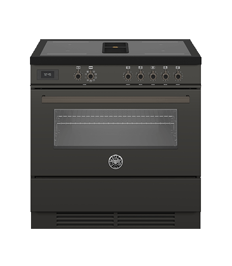 New Bertazzoni Air-Tec cooker and induction hob with integrated hood