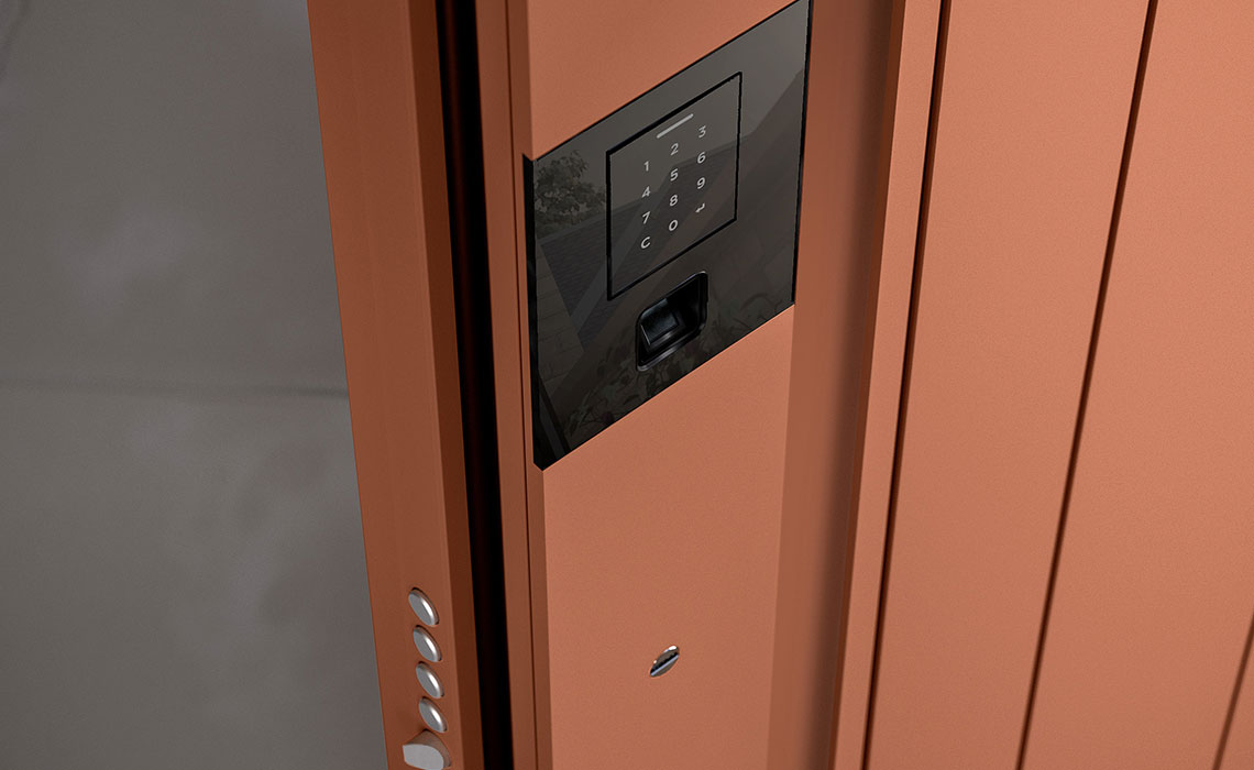 Aluminium Skydoors claddings for large entrance architectures by Oikos