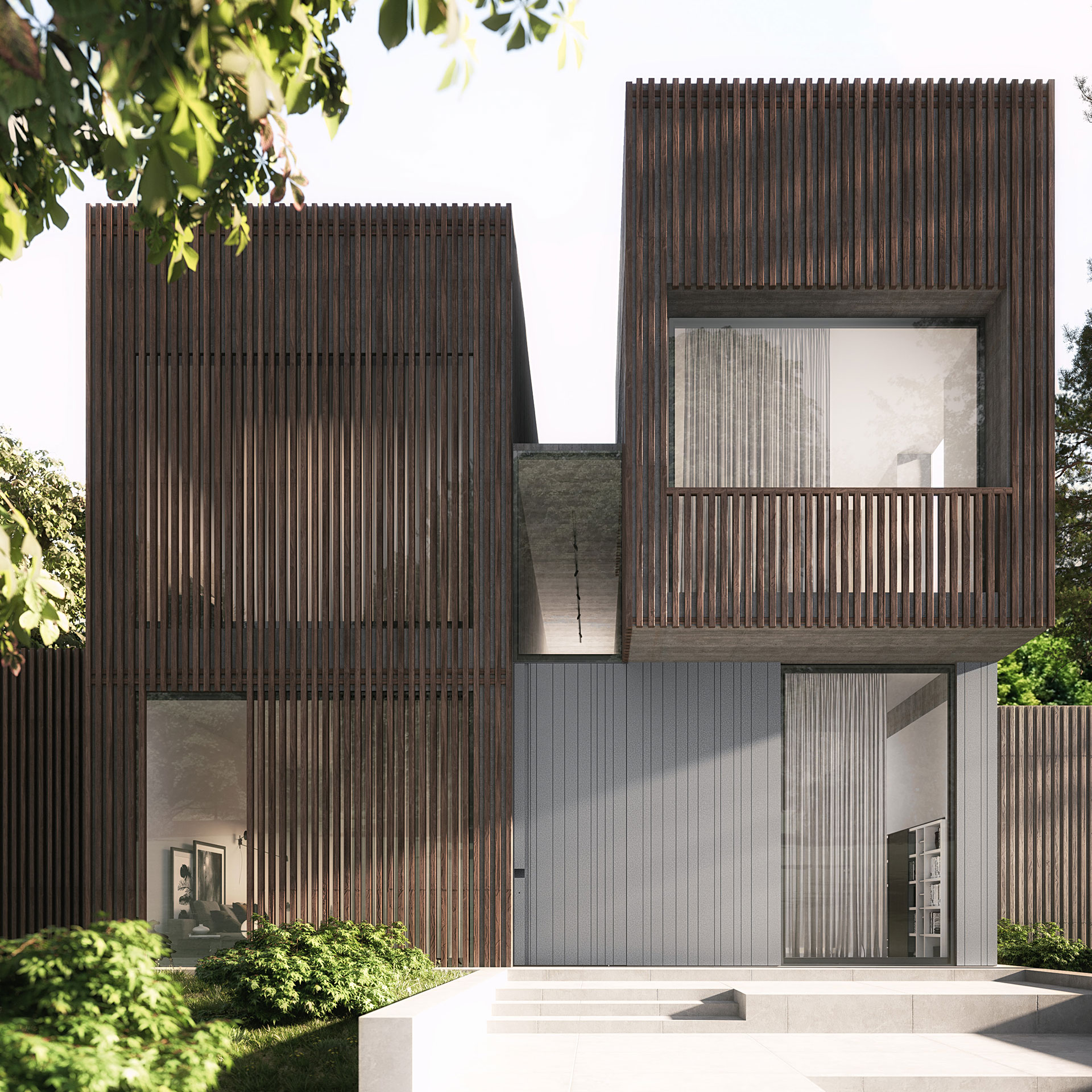 Aluminium Skydoors claddings for large entrance architectures by Oikos