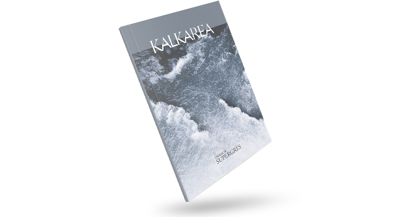 Porcelain stoneware inspired by limestone by Ceramiche Supergres