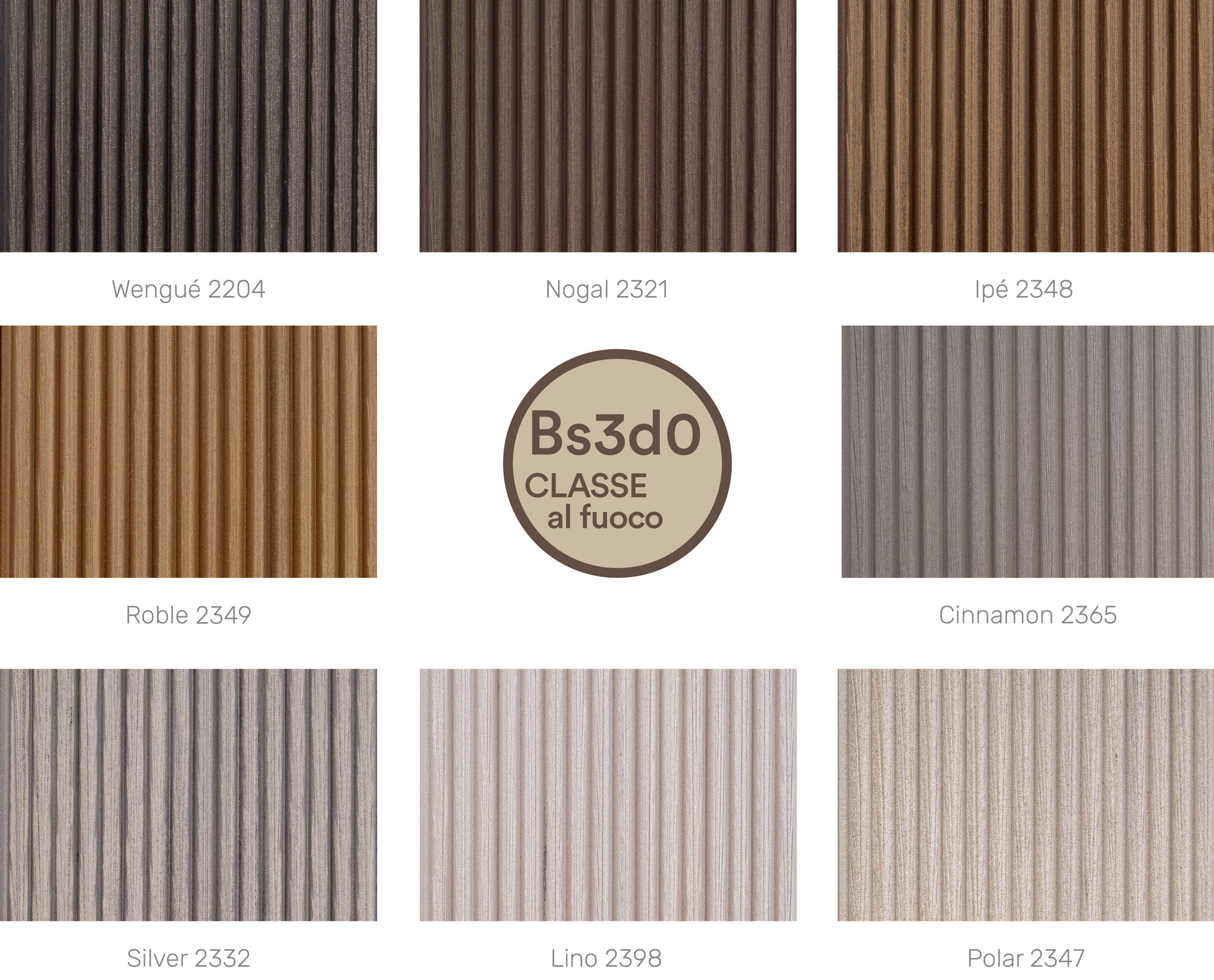 Pannelli decorativi effetto cannettato per indoor e outdoor