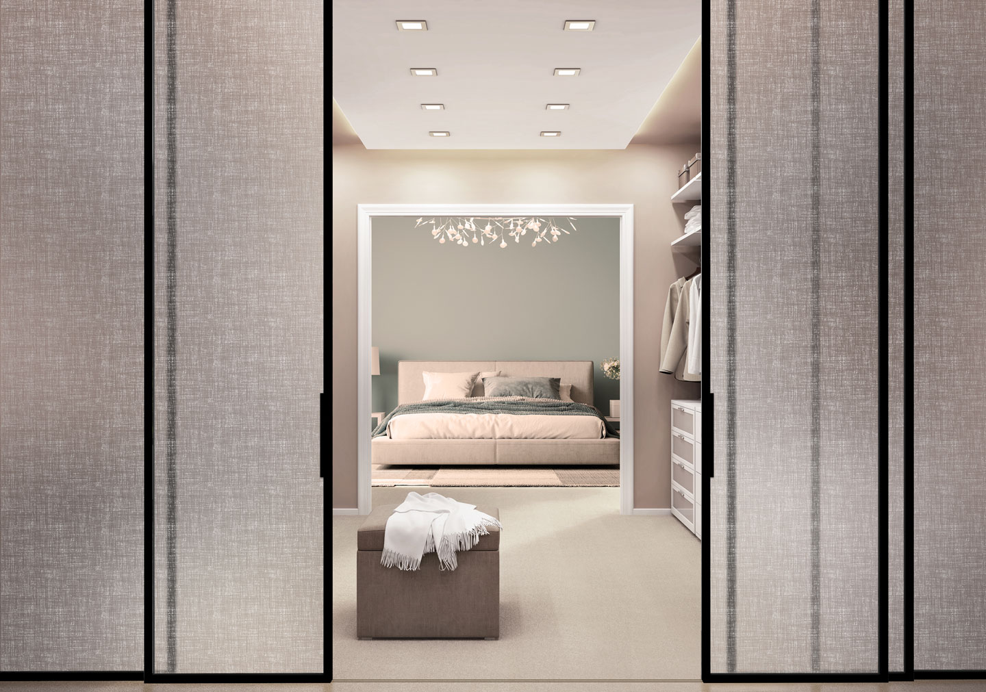 Glass like fabrics, a range of finishes for prestige interiors