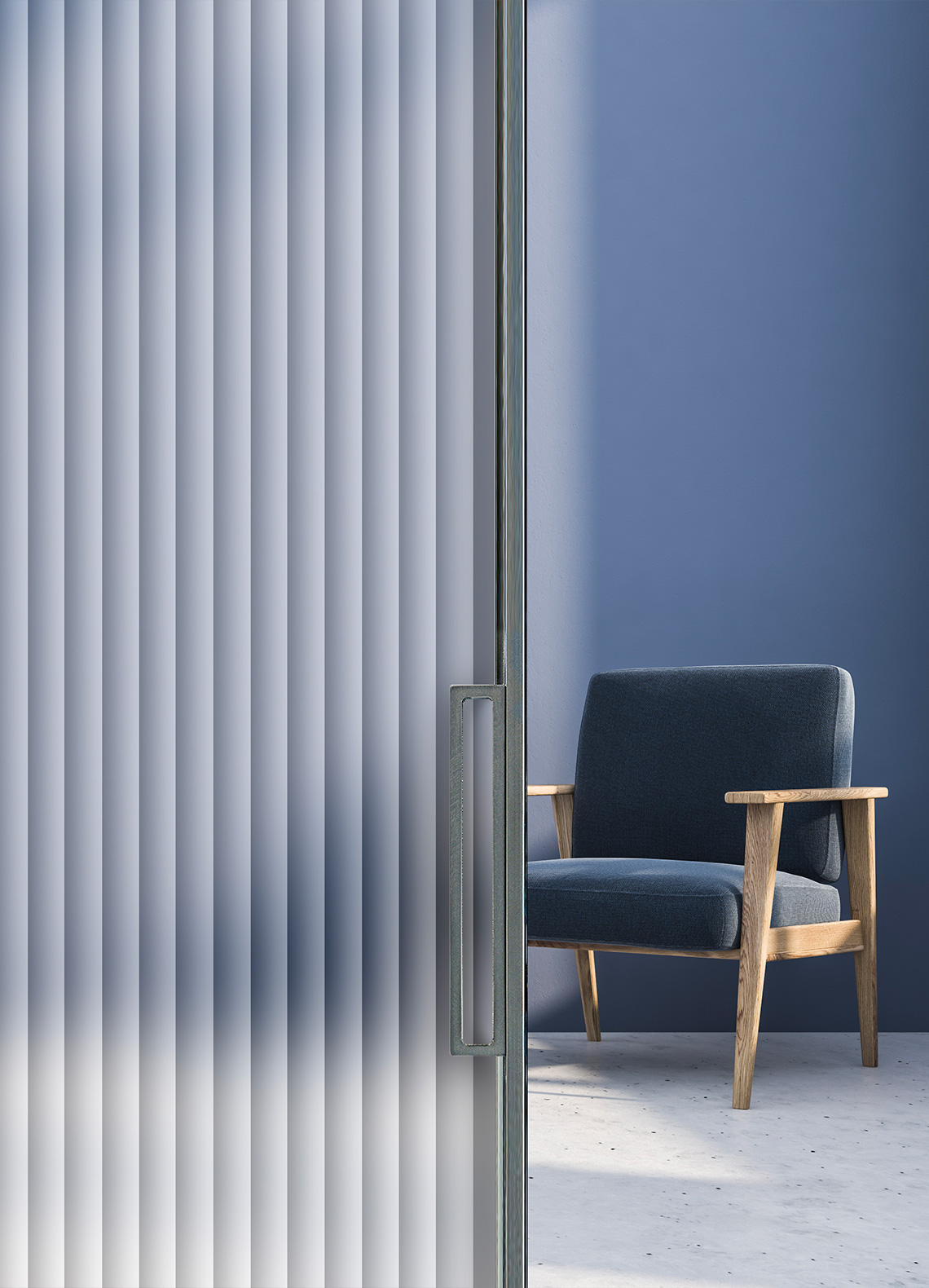 Madras Satin-finished glass: flat, reeded, full satin finish. More ...