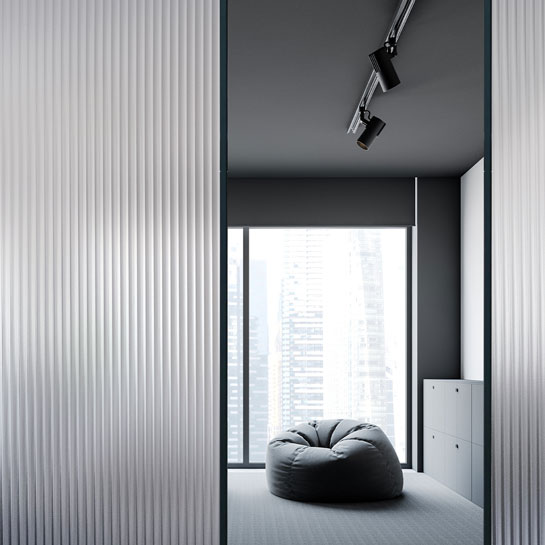 Madras Satin-finished glass: flat, reeded, full satin finish. More ...