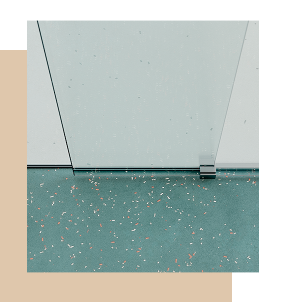 Terracielo by RARE, fully customizable full-height shower system