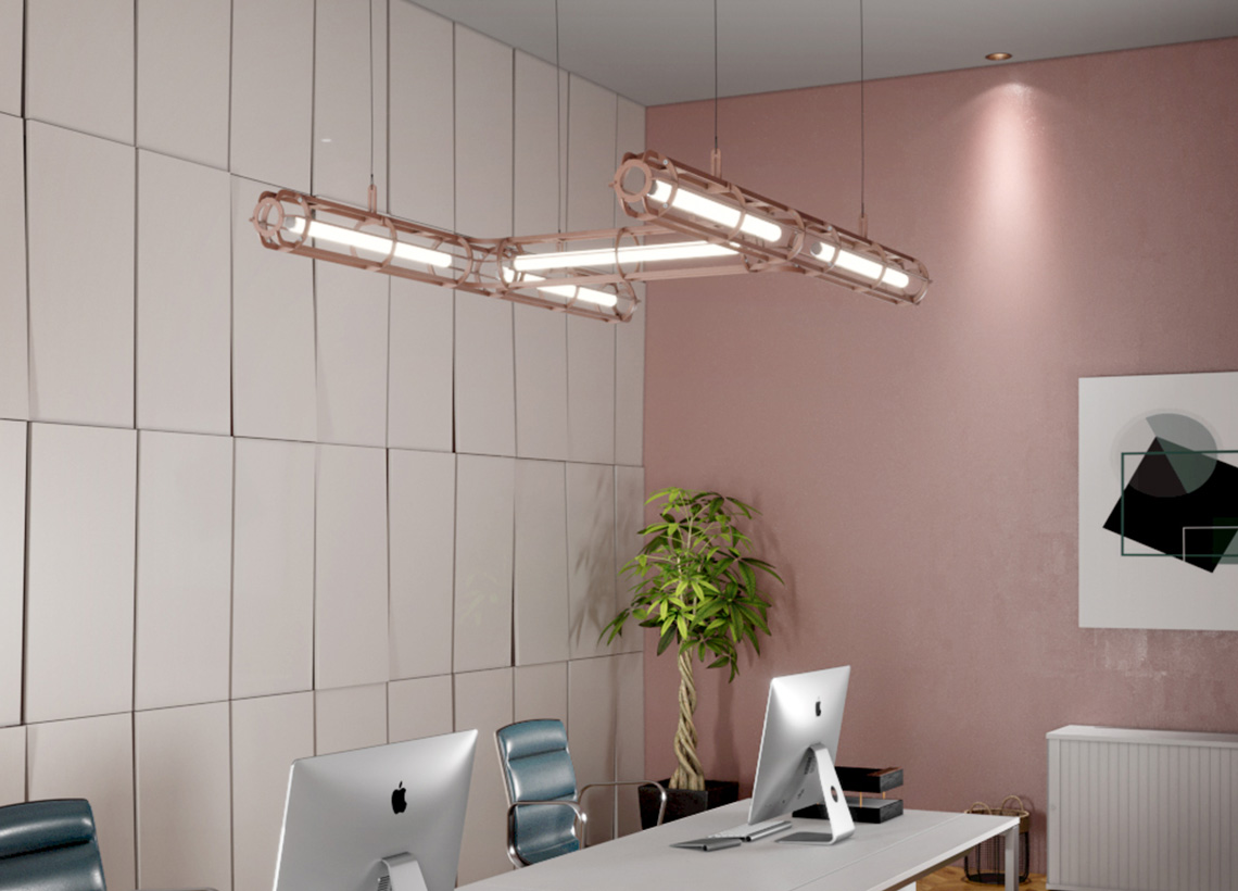 Modular decorative lighting systems Studio Beam