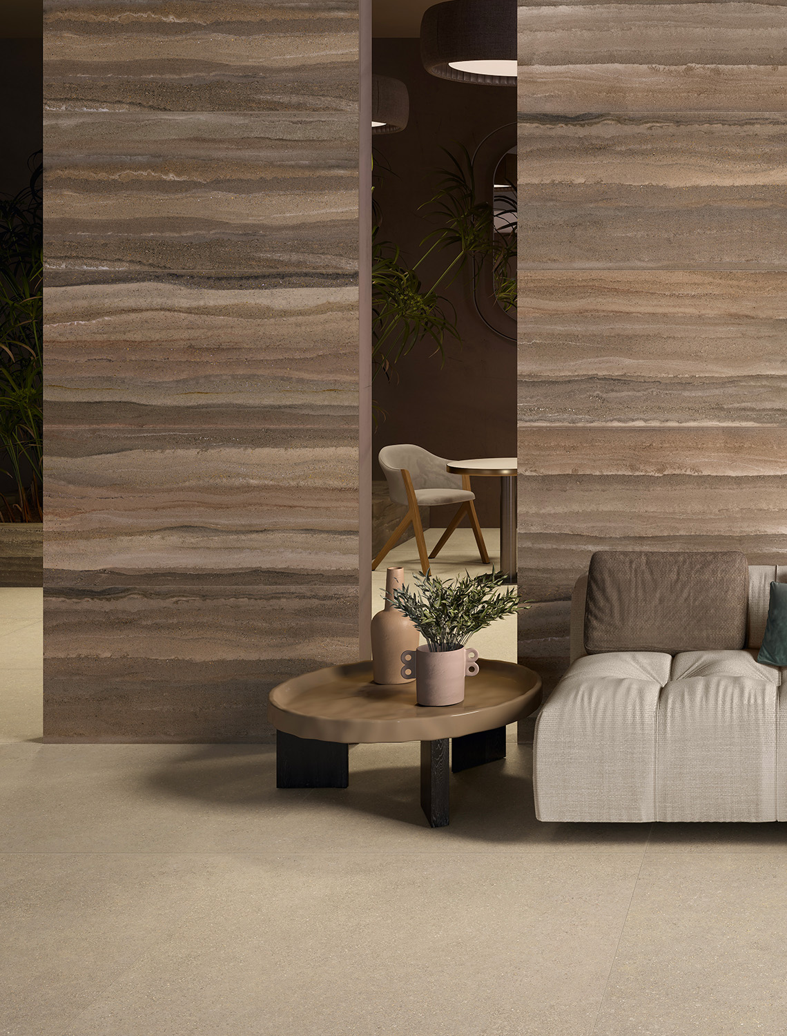 Florim porcelain stoneware collections in four trends for 2024