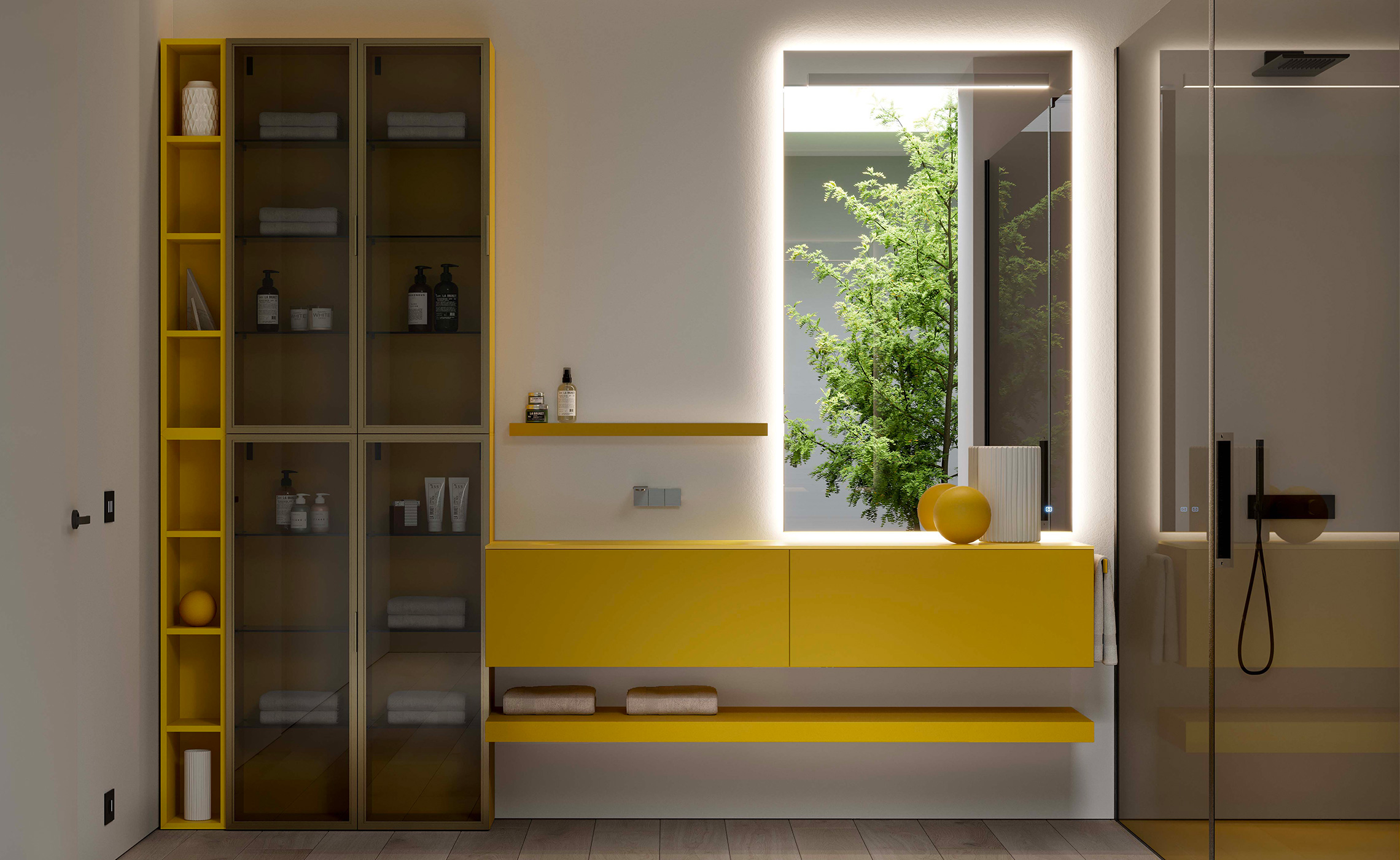 Ideagroup, Dogma modular bathroom system: a tribute to contemporary ...