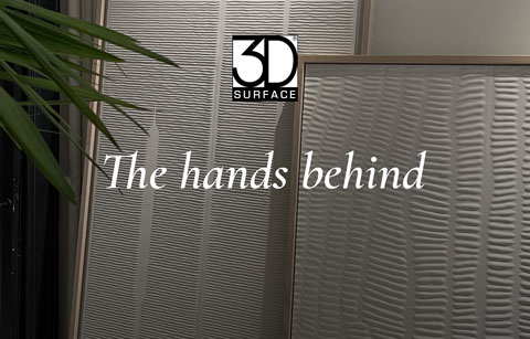 3D Surface panels in ceramic material. Decorate any type of space ...