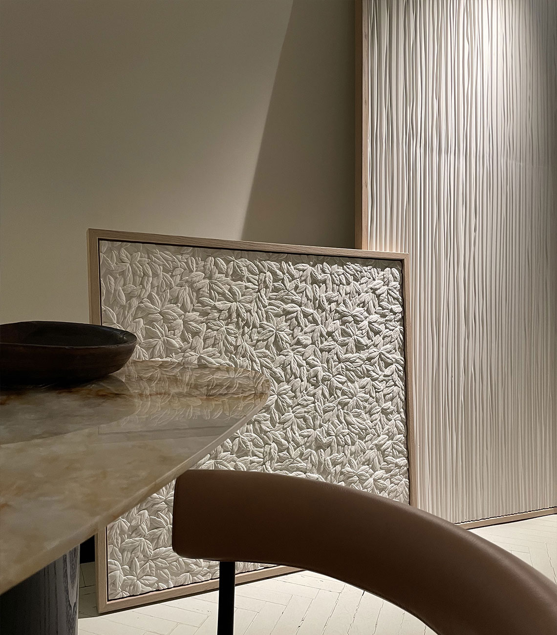 Handmade sculptural three-dimensional ceramic panels - 3D Surface