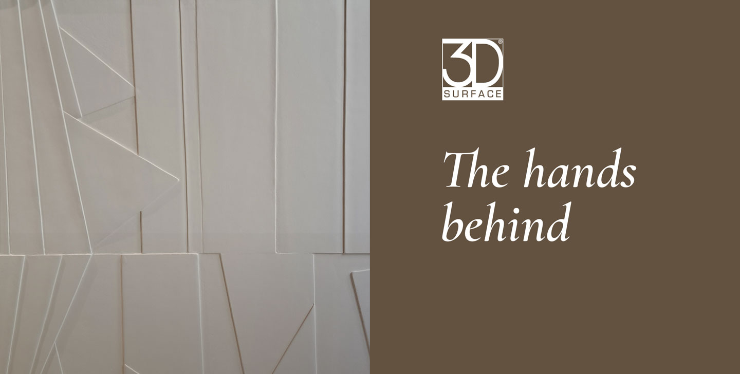 Handmade sculptural three-dimensional ceramic panels - 3D Surface