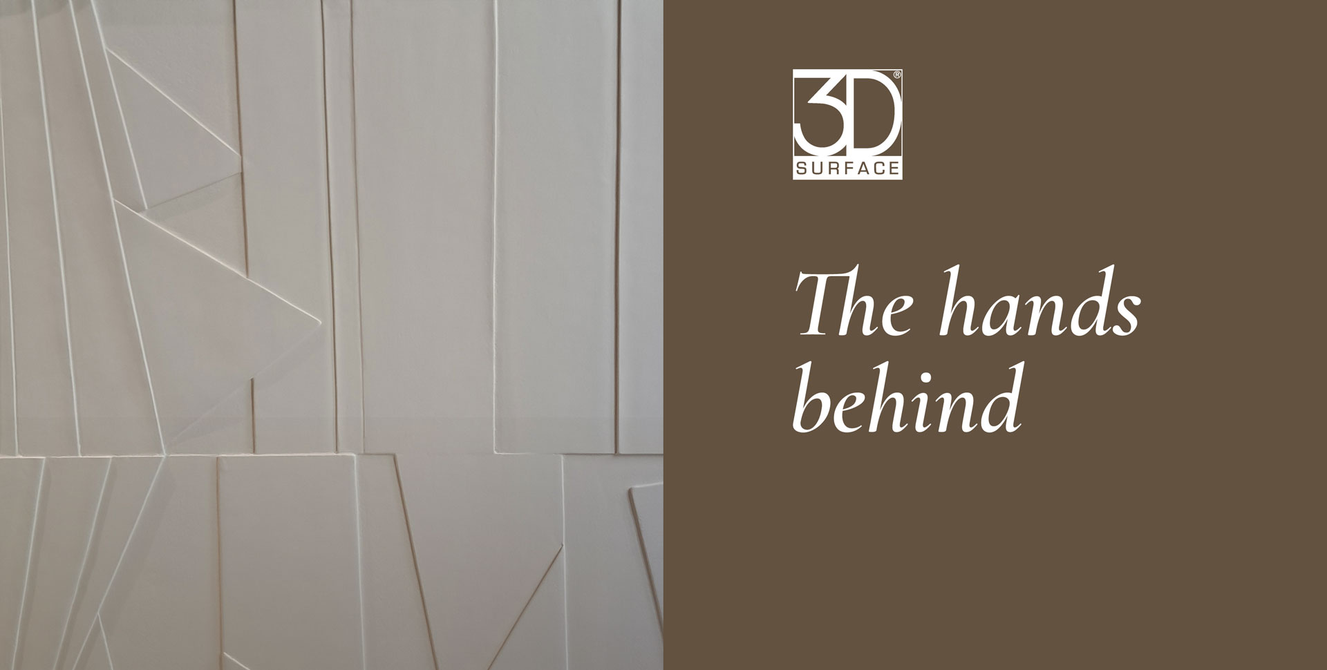 Handmade sculptural three-dimensional ceramic panels - 3D Surface
