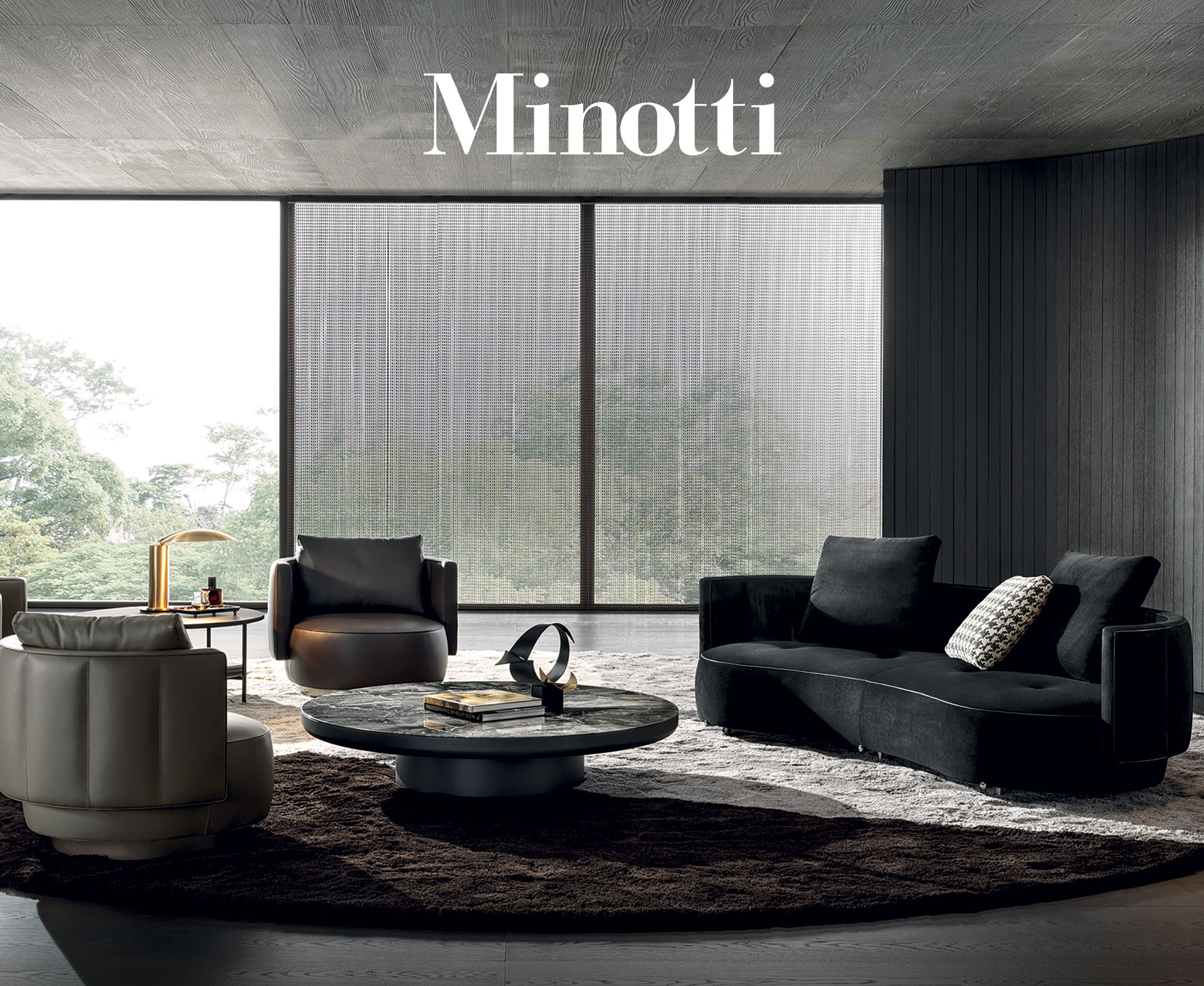 Minotti presents Torii Bold and Torii Nest Outdoor | nendo design