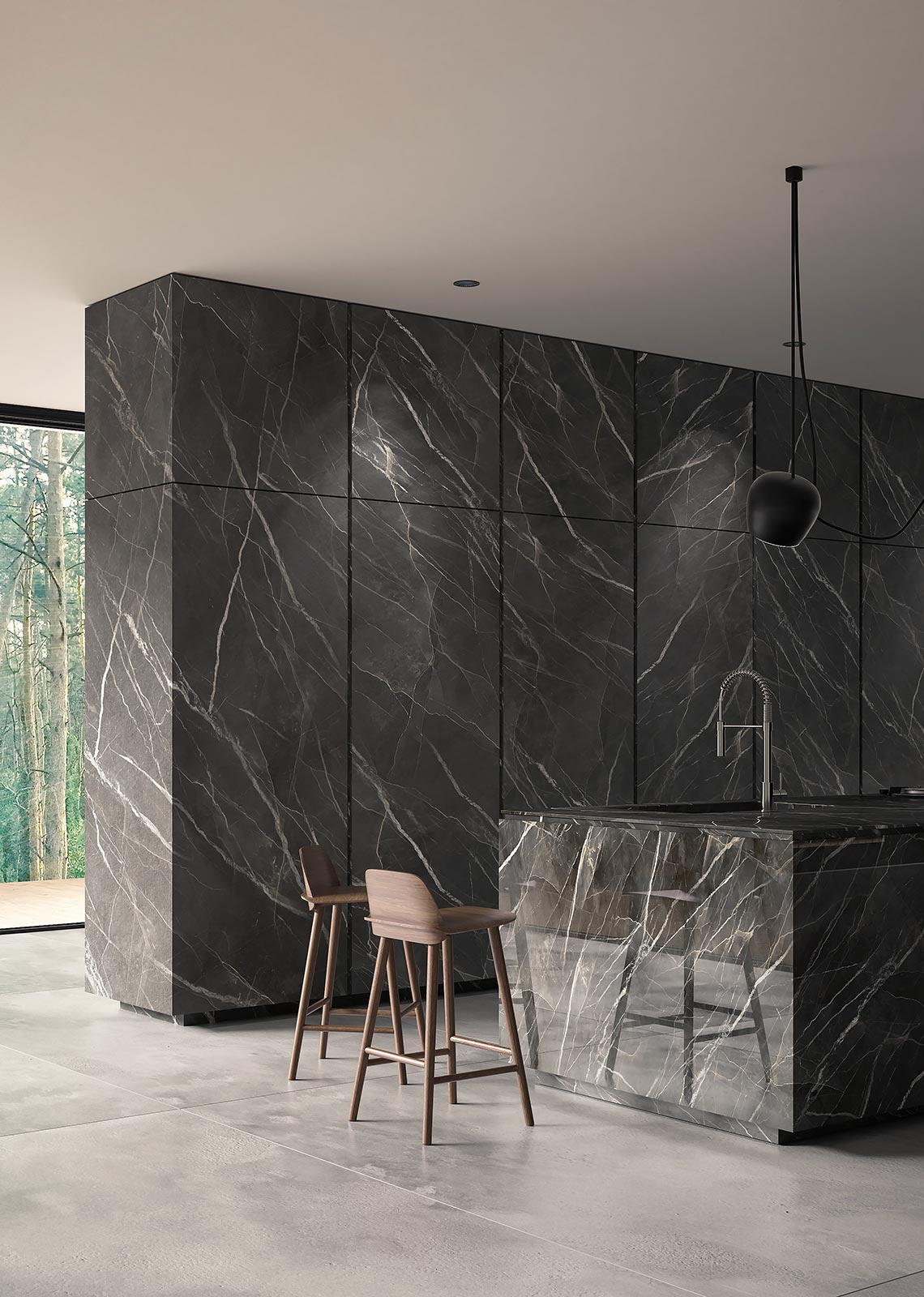 Diamond wall tiles, the technical excellence of Laminam: impact, stain ...