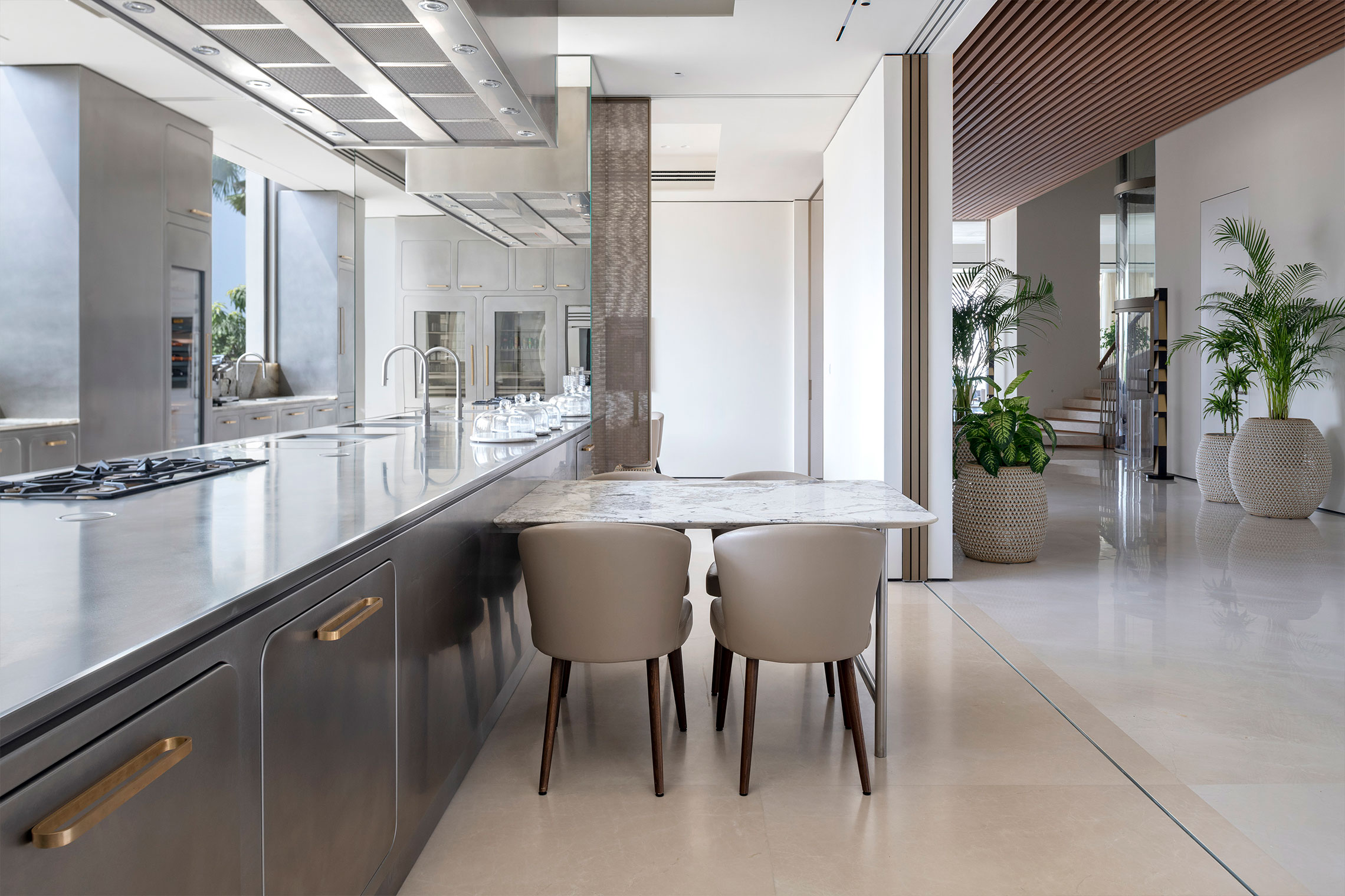 Abimis kitchen chosen for a luxury villa in Dubai